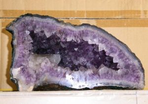 Geode crystal formations